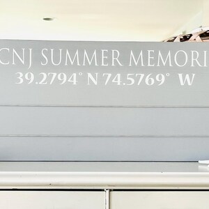 Custom Beach Badge and Beach Tag Holder Sign: Jersey Shore Keepsake ...