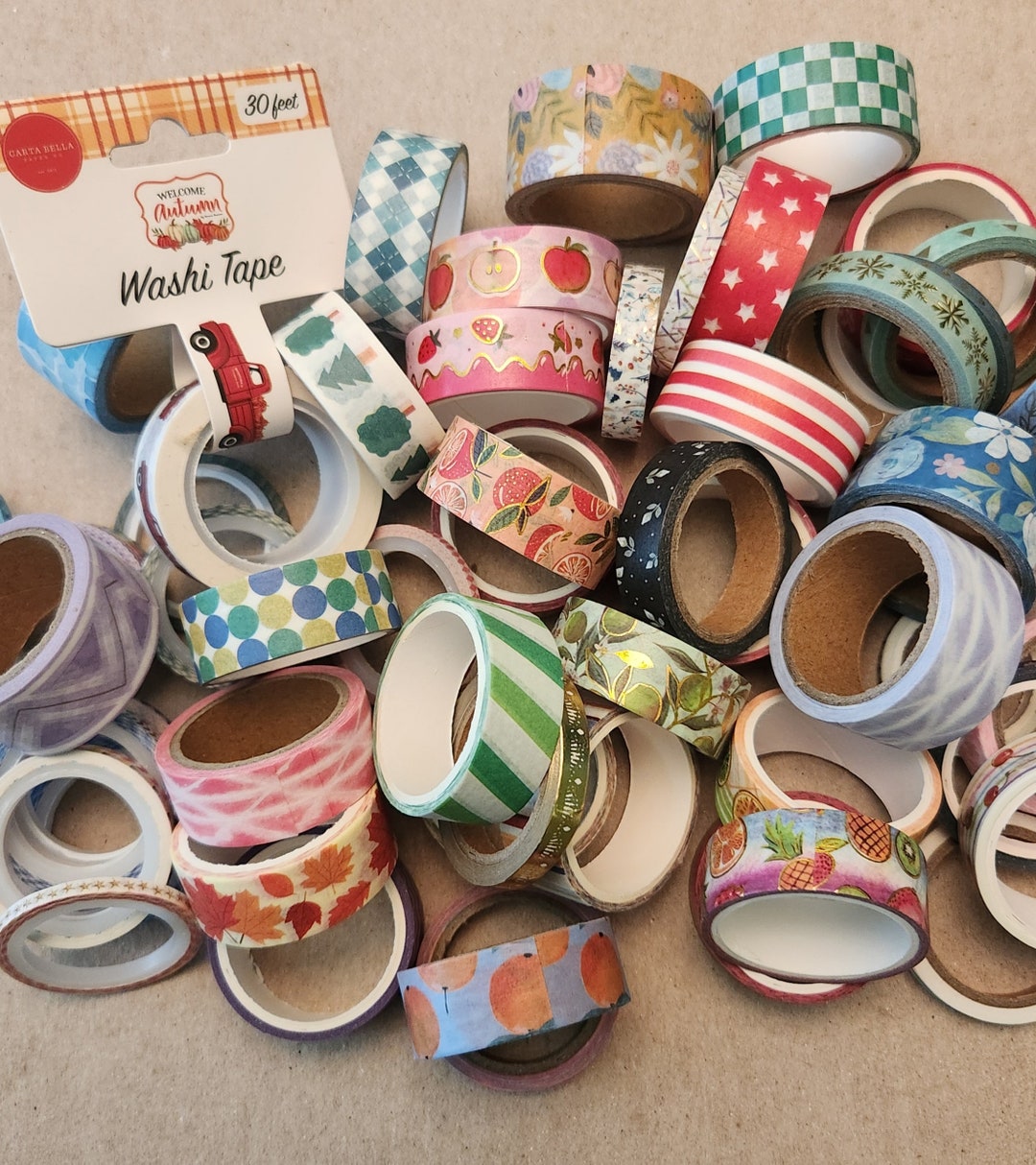 Washi Tape Grab Bag, 20 Rolls - Etsy