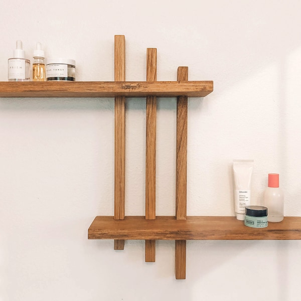 Teak Floating Shelf - Etsy