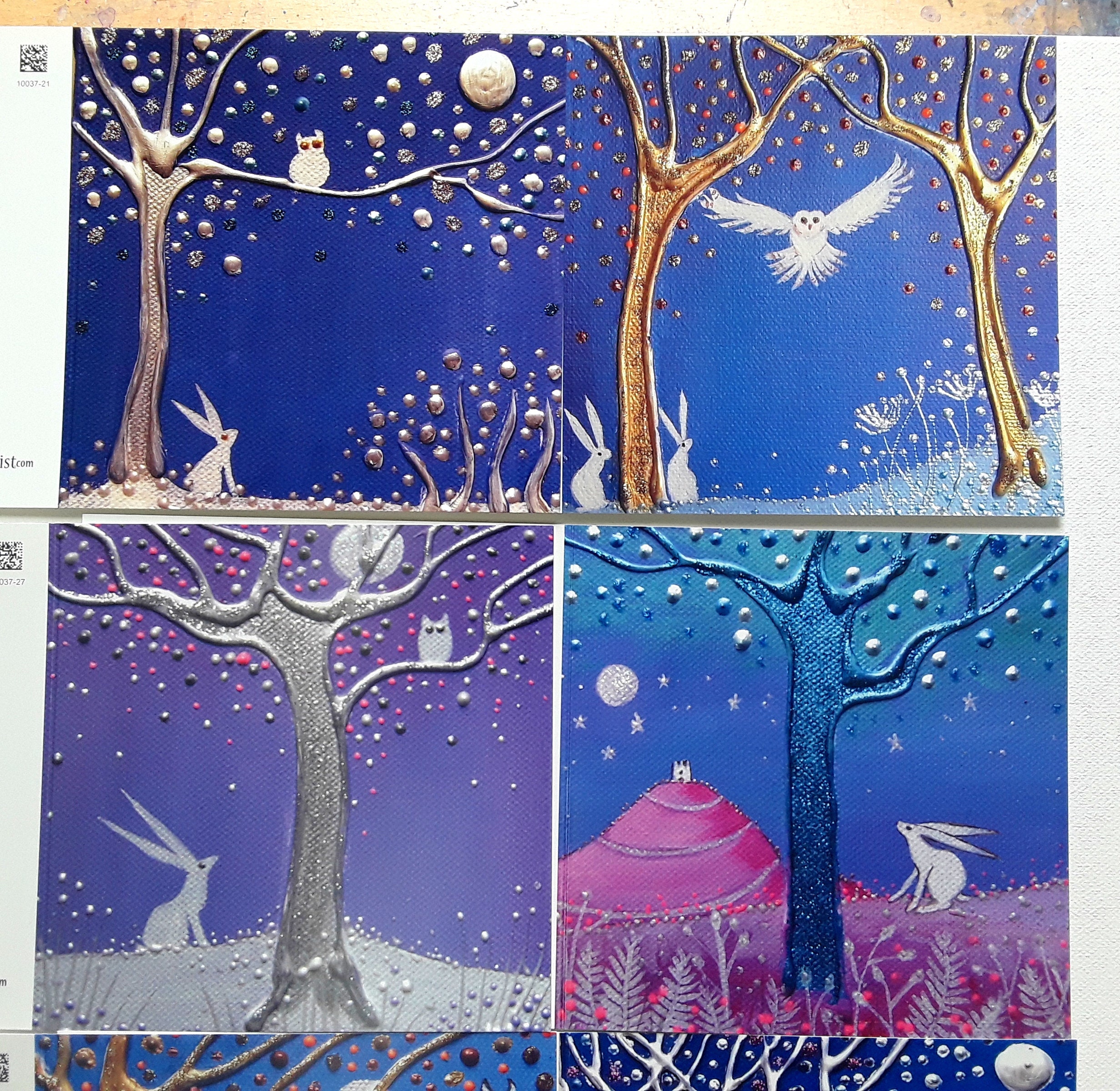 Christmas Cards - Hare Cards - Hare Christmas - Yule Cards - Winter ...