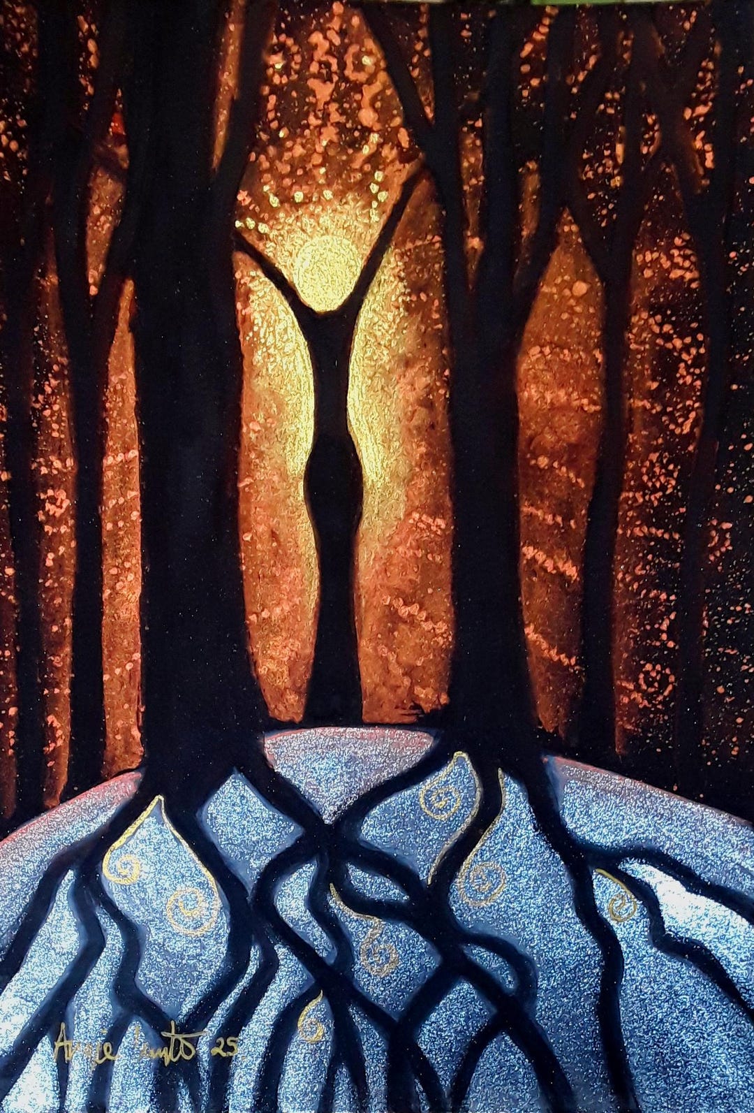 Commissioned Painting Reserved for Ceri - Etsy UK