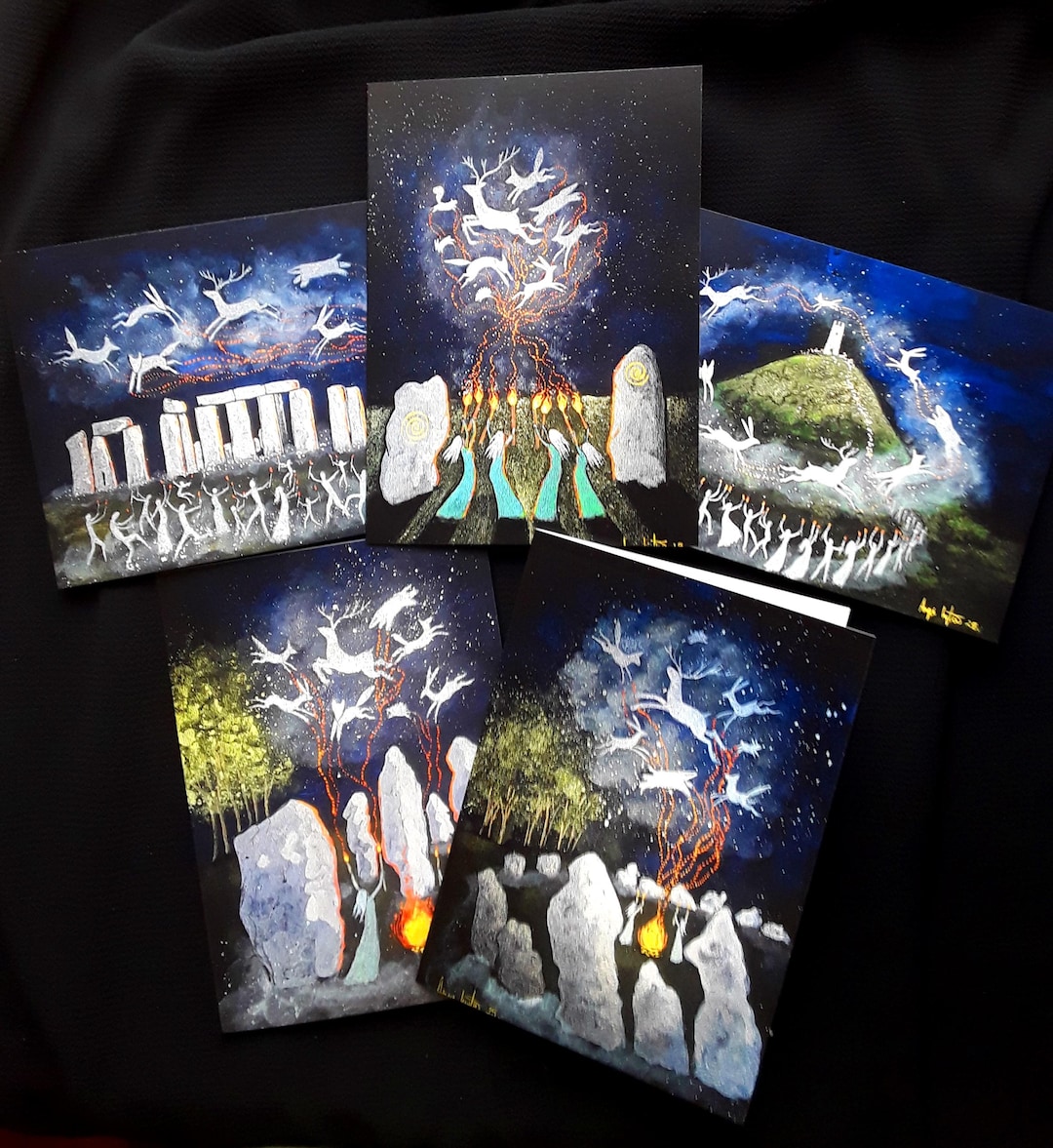 Solstice Spirit Cards, Summer Solstice Cards, Goddess Cards, Mystical ...