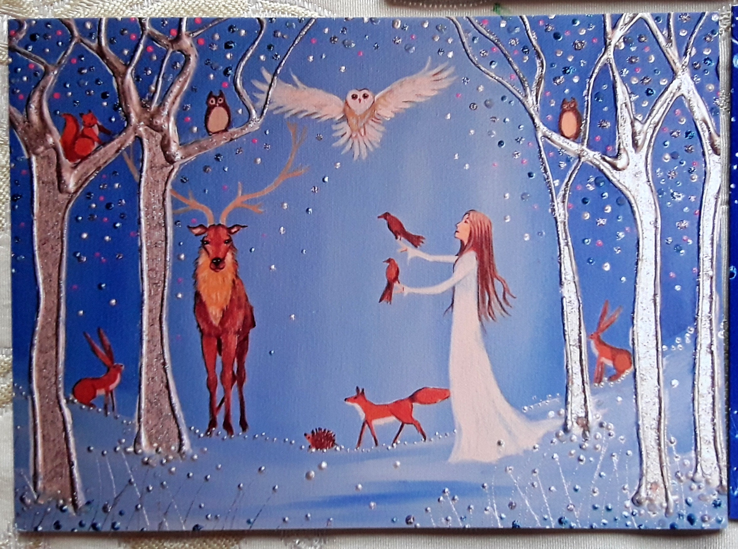The Forest Goddess Collection set of three high quality art cards