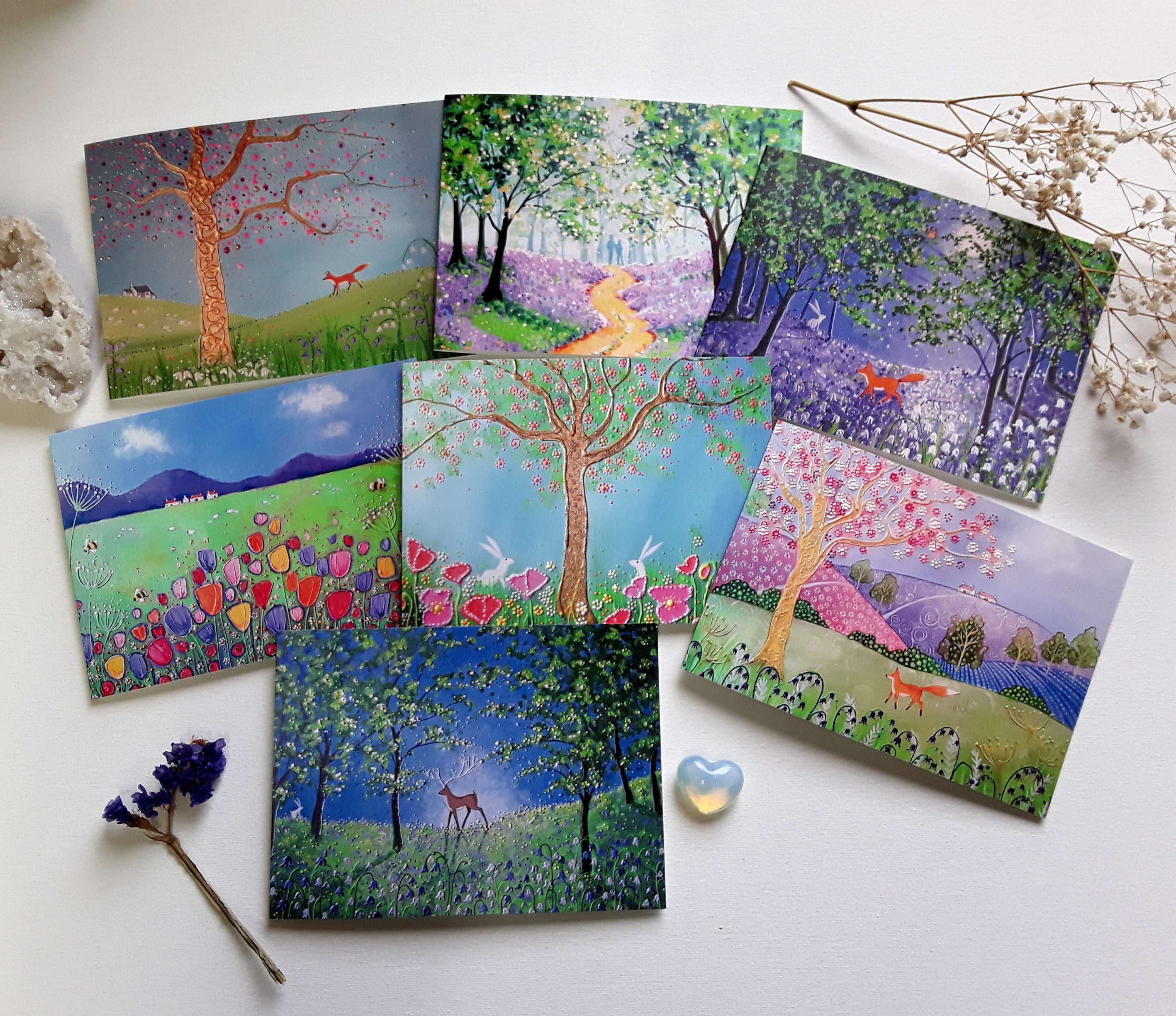 The Mystical Spring Collection - Spring cards - Enchanted - Blossom
