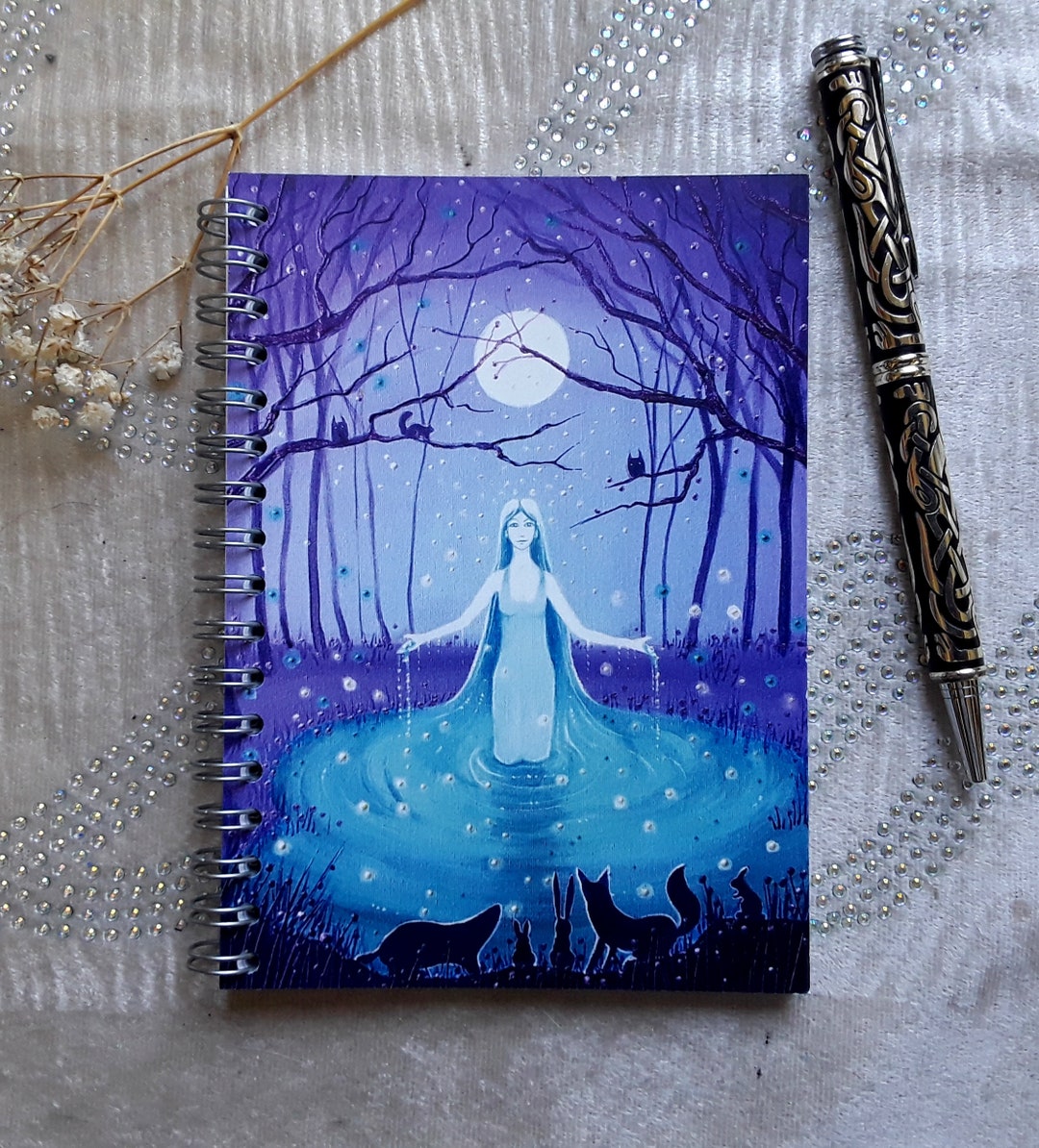 A6 Goddess Notebook Goddess Journal Pagan Wiccan Mystical Notebook - Etsy