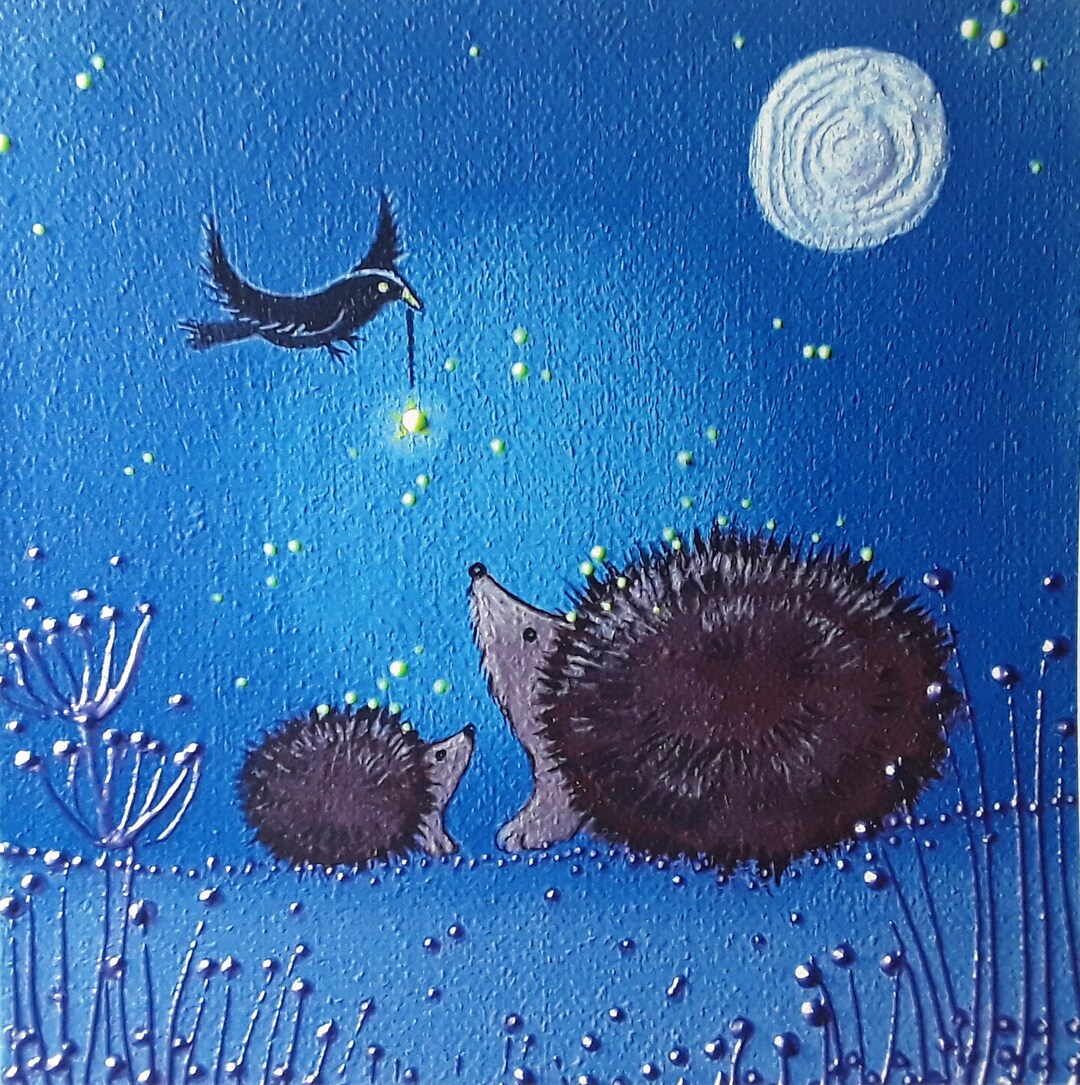 Hedgehog Print, Hedgehog Art, Hedgehog and Hoglet, Hedgehog and Baby - Etsy