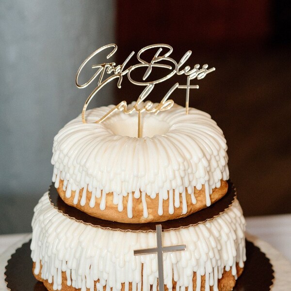 Baptism Cake Topper - Etsy