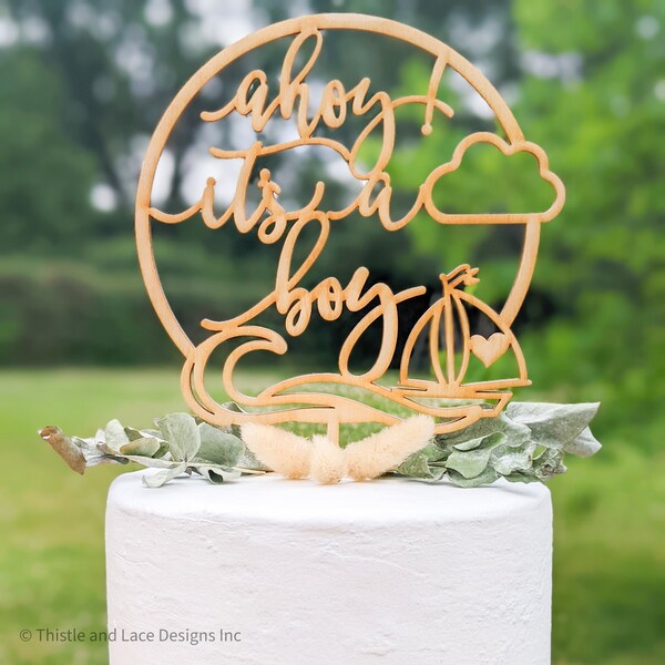 Baby Shower Sailboat - Etsy