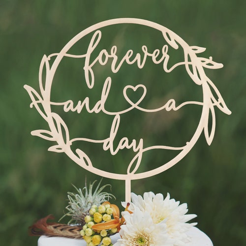 Always & Forever Cake Topper - Etsy