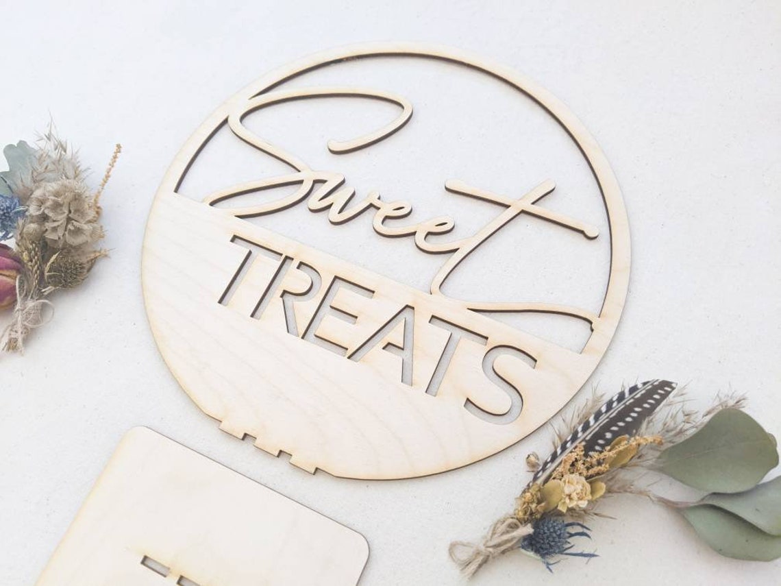 Sweet Treats Table Sign Dessert Table Sign Sweet Treats | Etsy