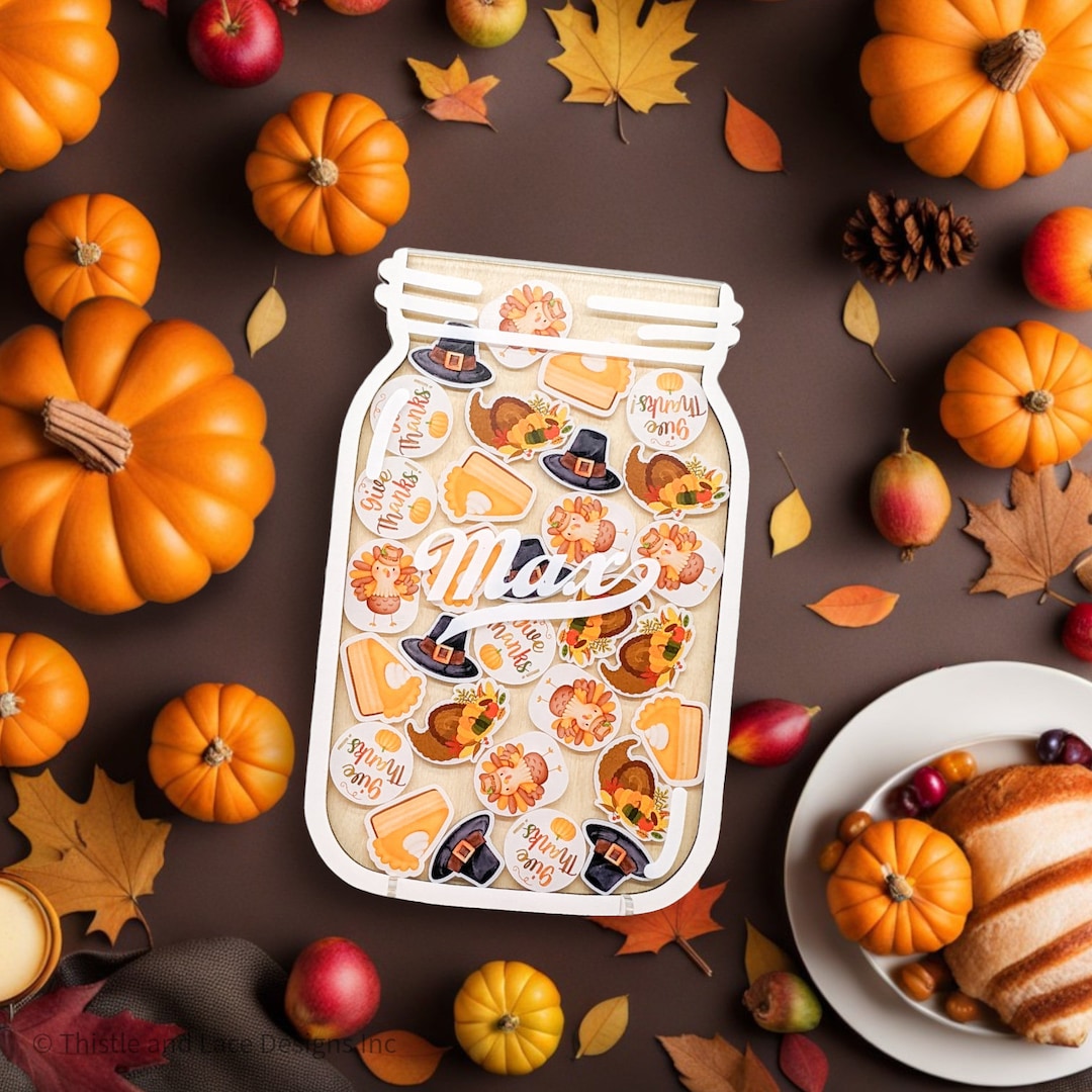 Thanksgiving Reward Jar Tokens, Personalized Reward Jar Magnet, Reward ...