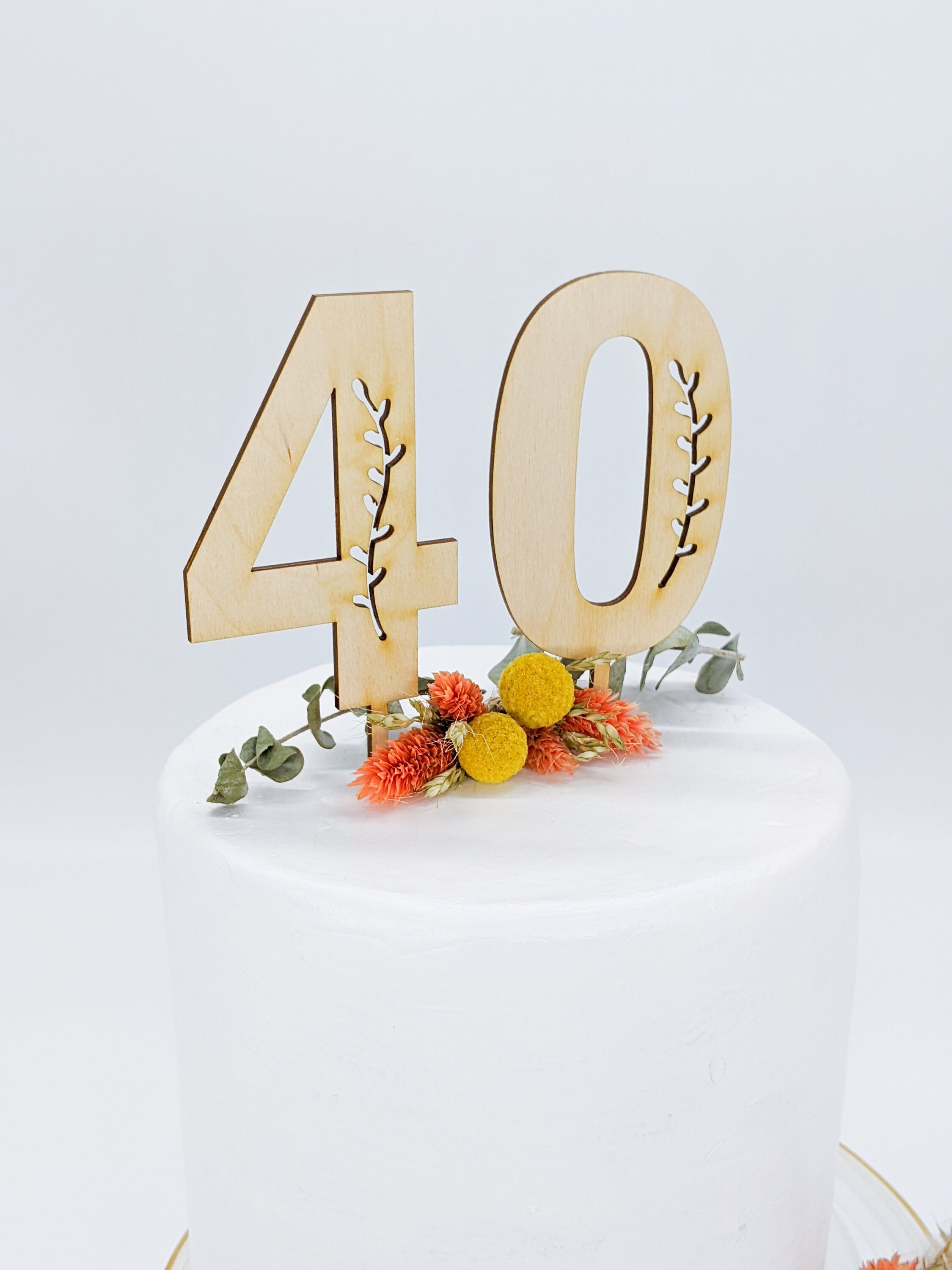 Custom Birthday Cake Topper 40th Birthday Cake Topper 40th | Etsy Canada