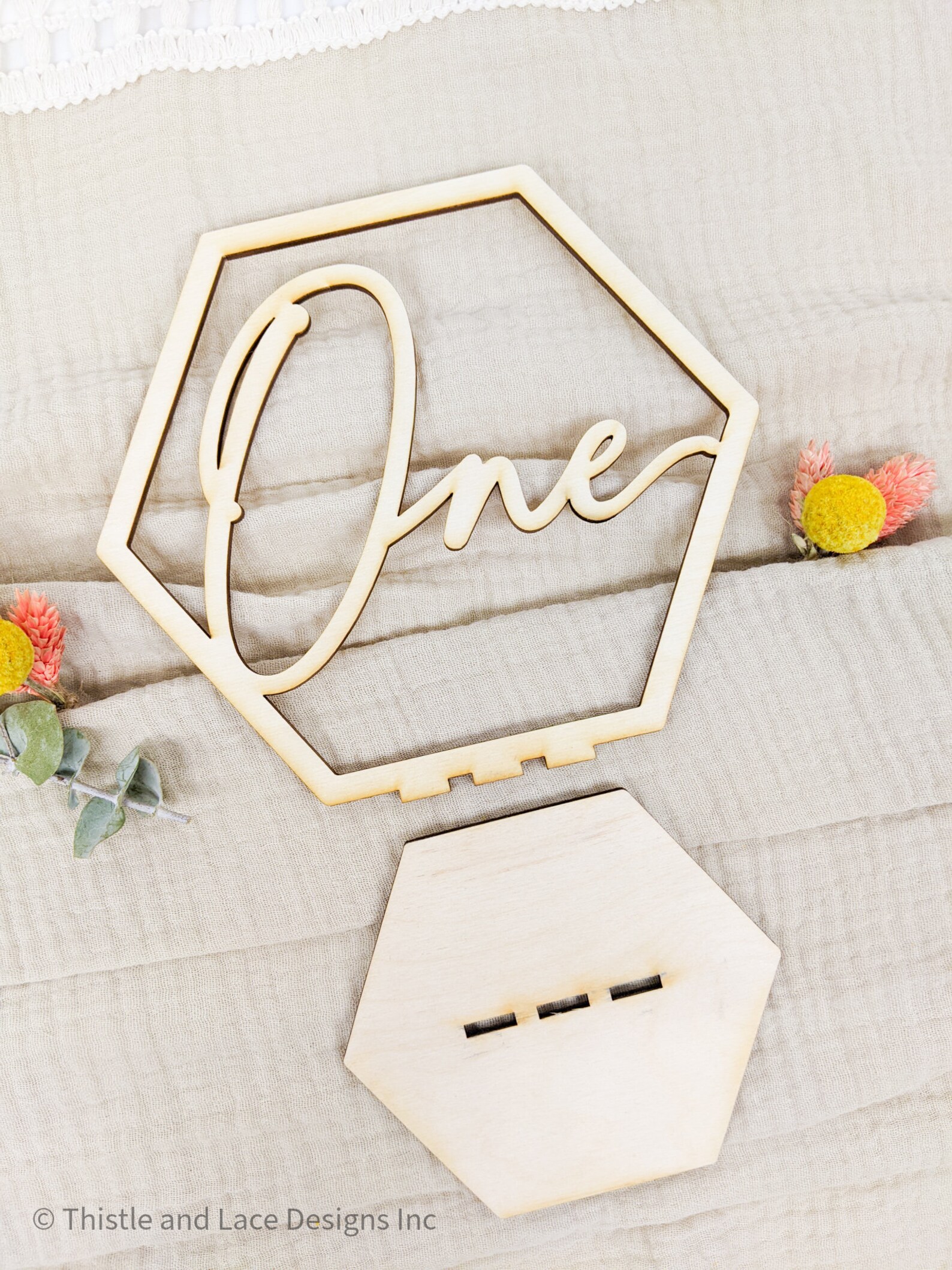Hexagon Table Numbers Rustic Table Numbers Wedding Table | Etsy