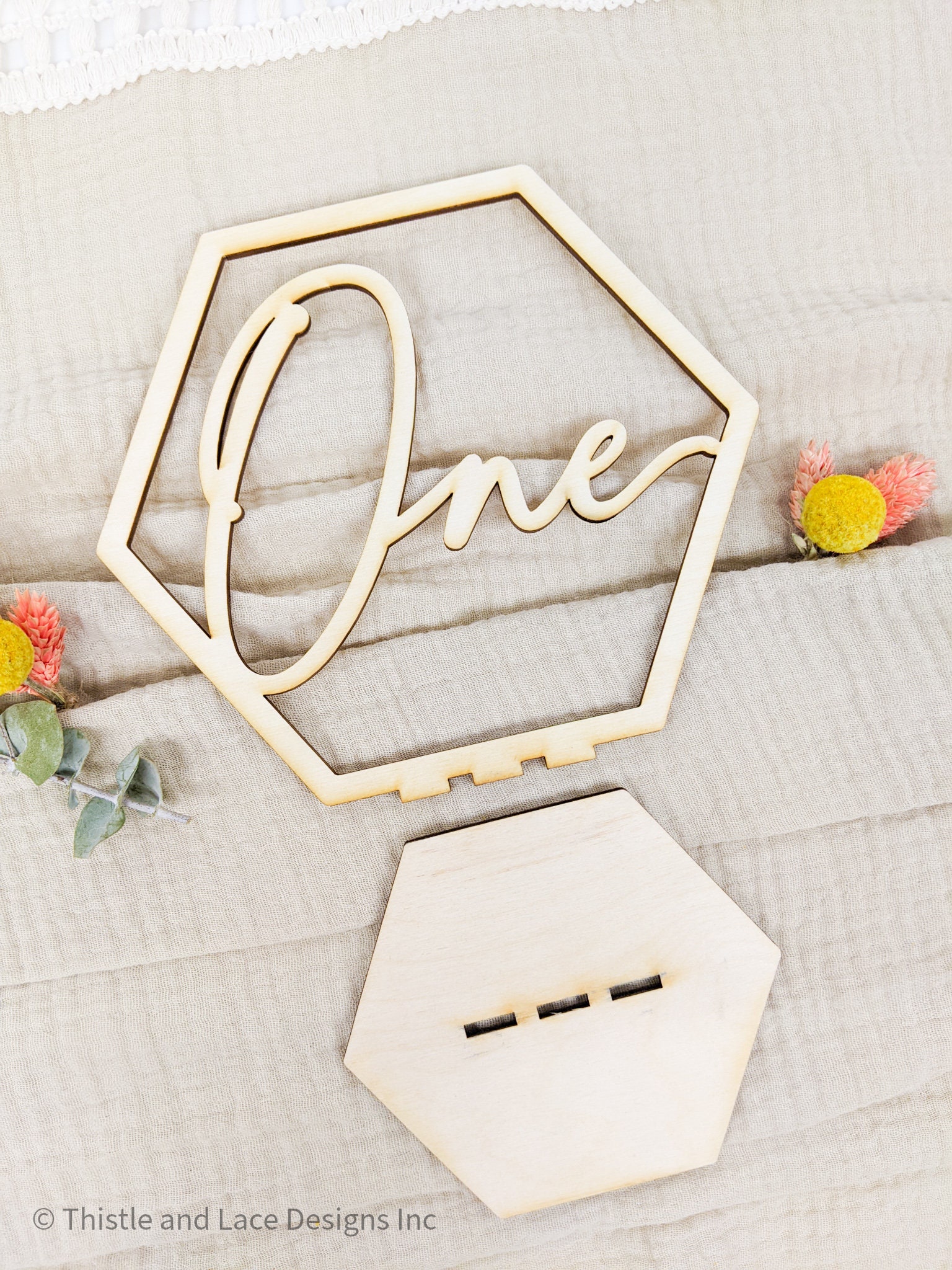 Hexagon Table Numbers Rustic Table Numbers Wedding Table | Etsy