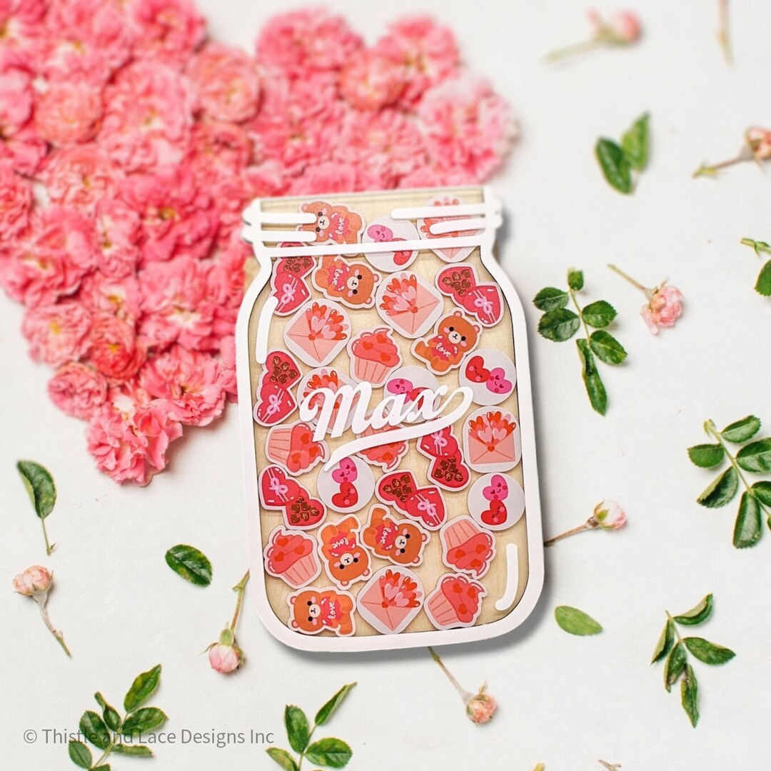 Valentine's Day Reward Jar Tokens, Personalized Reward Jar, Reward ...