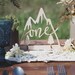 Mountain Table Numbers, Wooden Table Numbers, Rustic Wedding ...