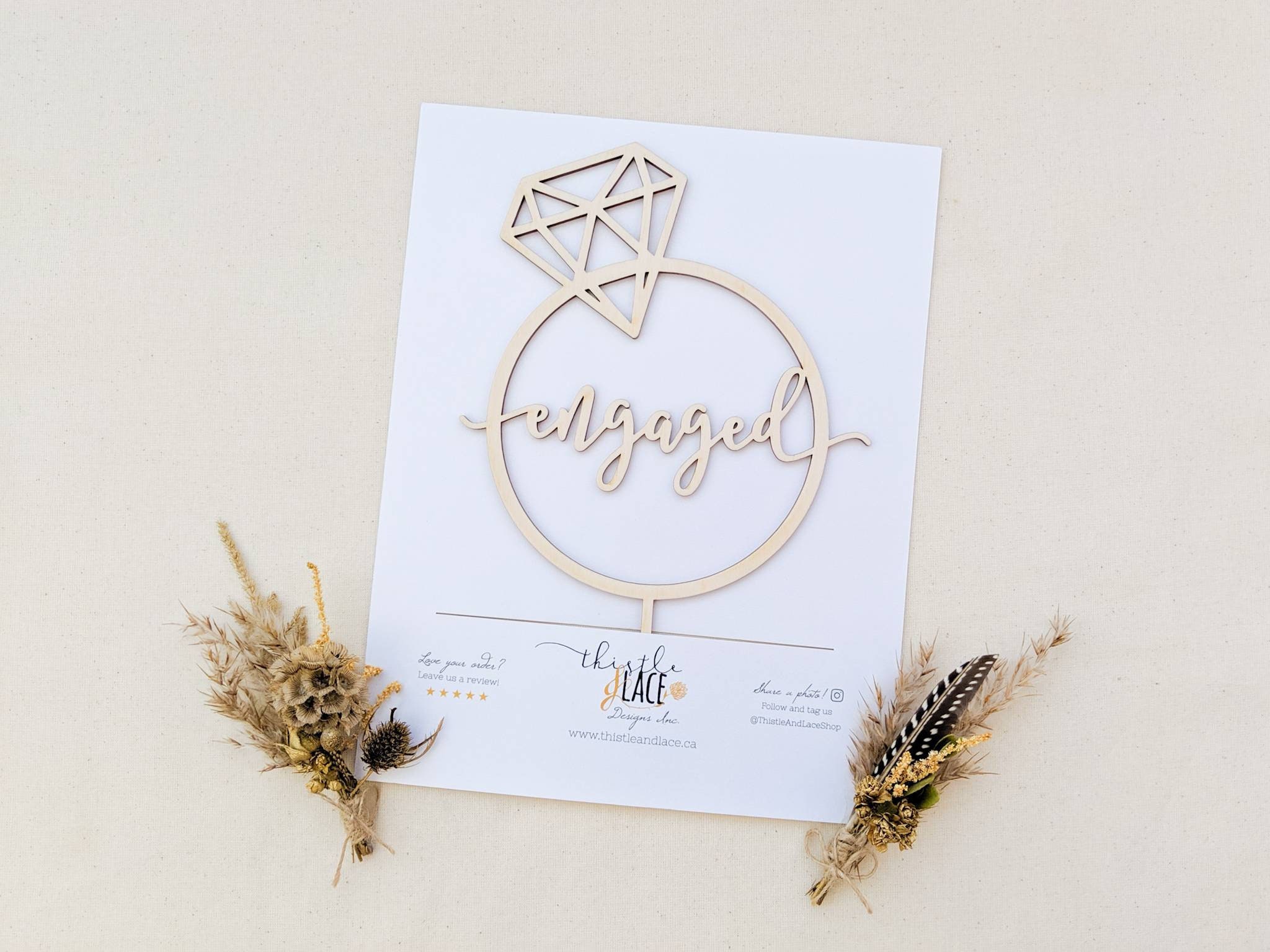 Engaged cake topper Engagement cake topper Engagement party | Etsy