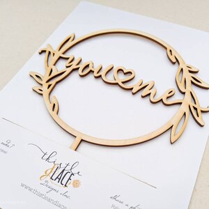 You and Me Cake Topper Love Cake Topper We Do Cake Topper - Etsy