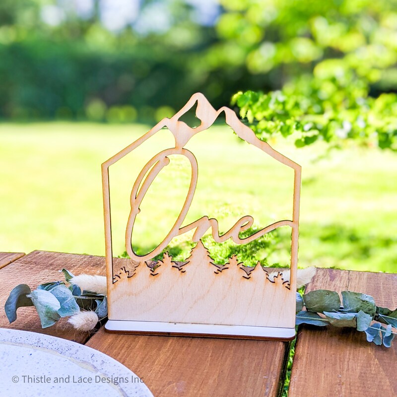 Mountain Table Numbers - Etsy