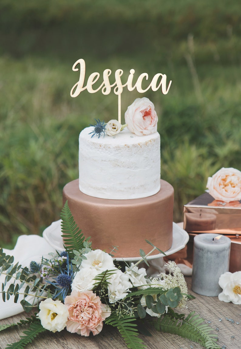 Custom Birthday Cake Topper Customized Name Cake Topper - Etsy