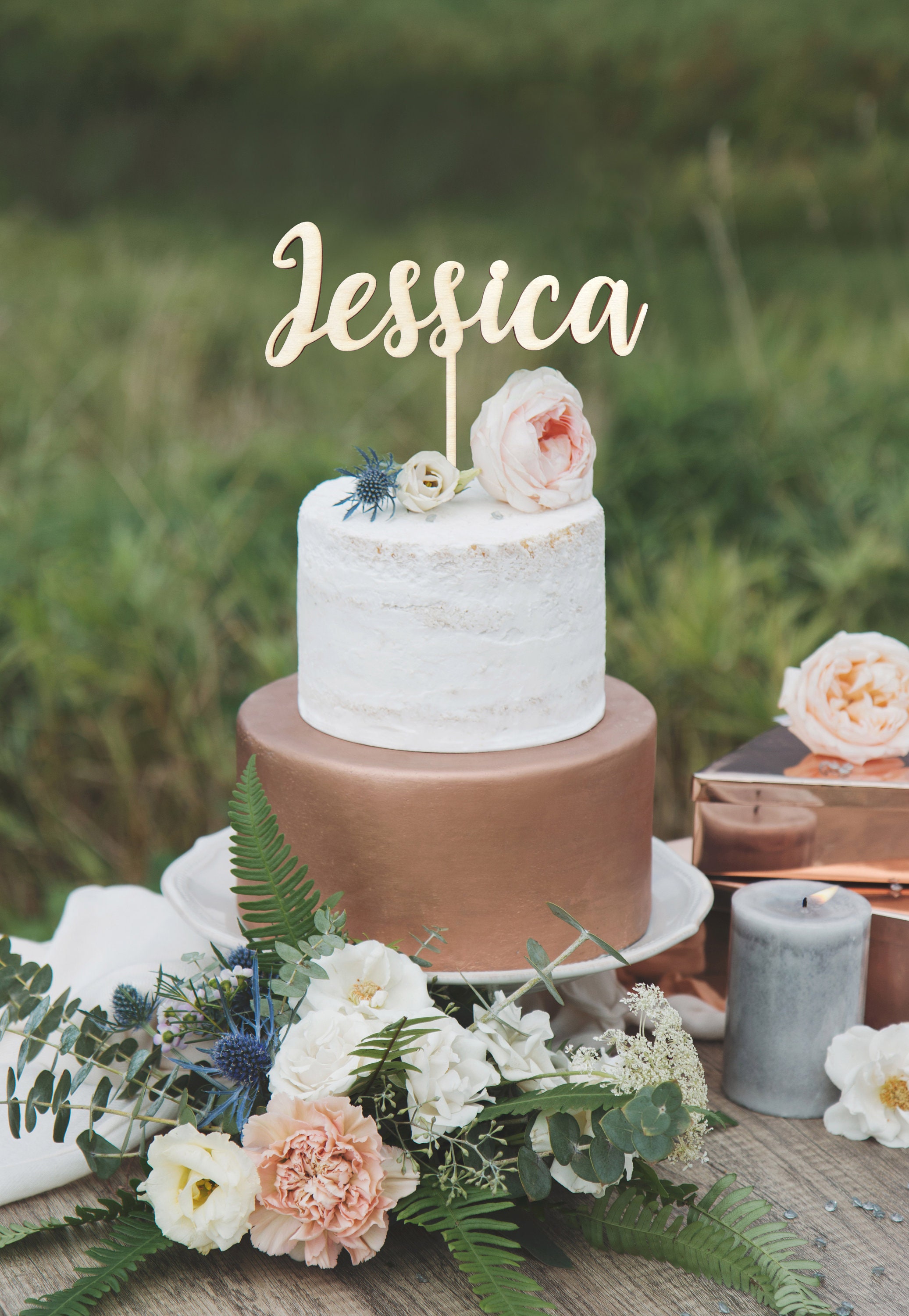 Custom Birthday Cake Topper Customized Name Cake Topper - Etsy