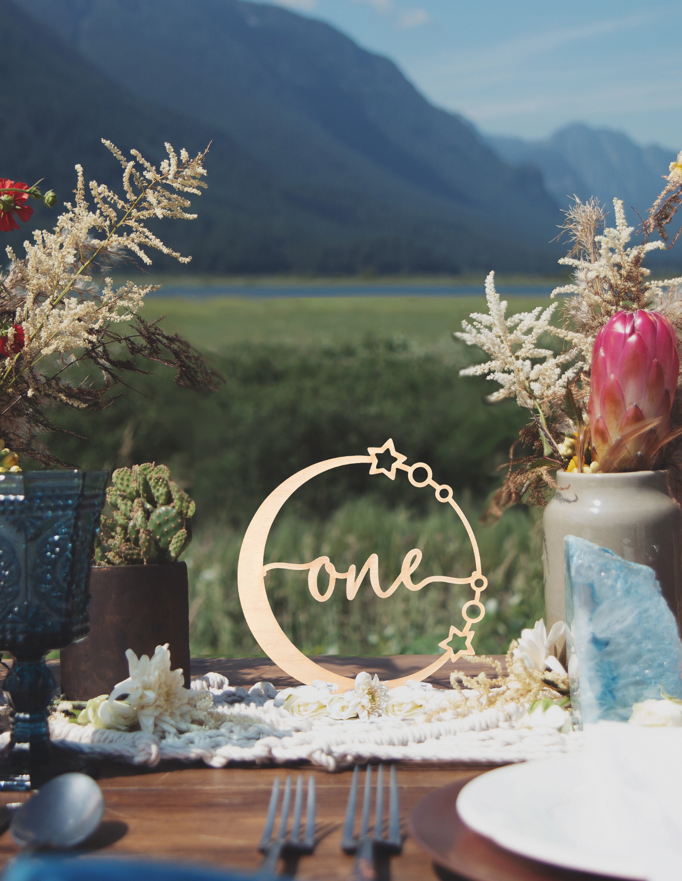 Celestial Table Numbers Rustic Centerpieces for Weddings - Etsy