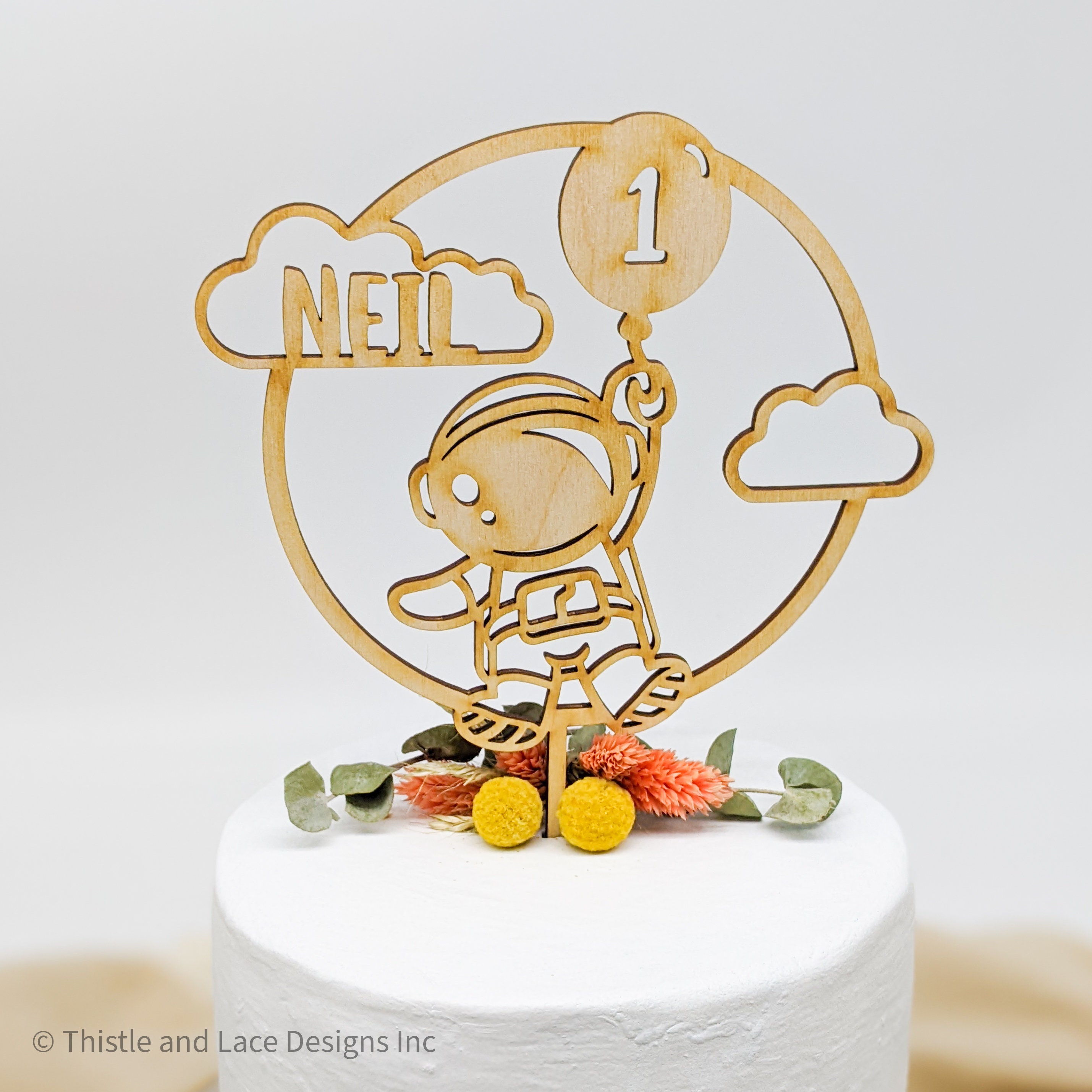 Topper de pastel de astronauta Topper de pastel espacial - Etsy México
