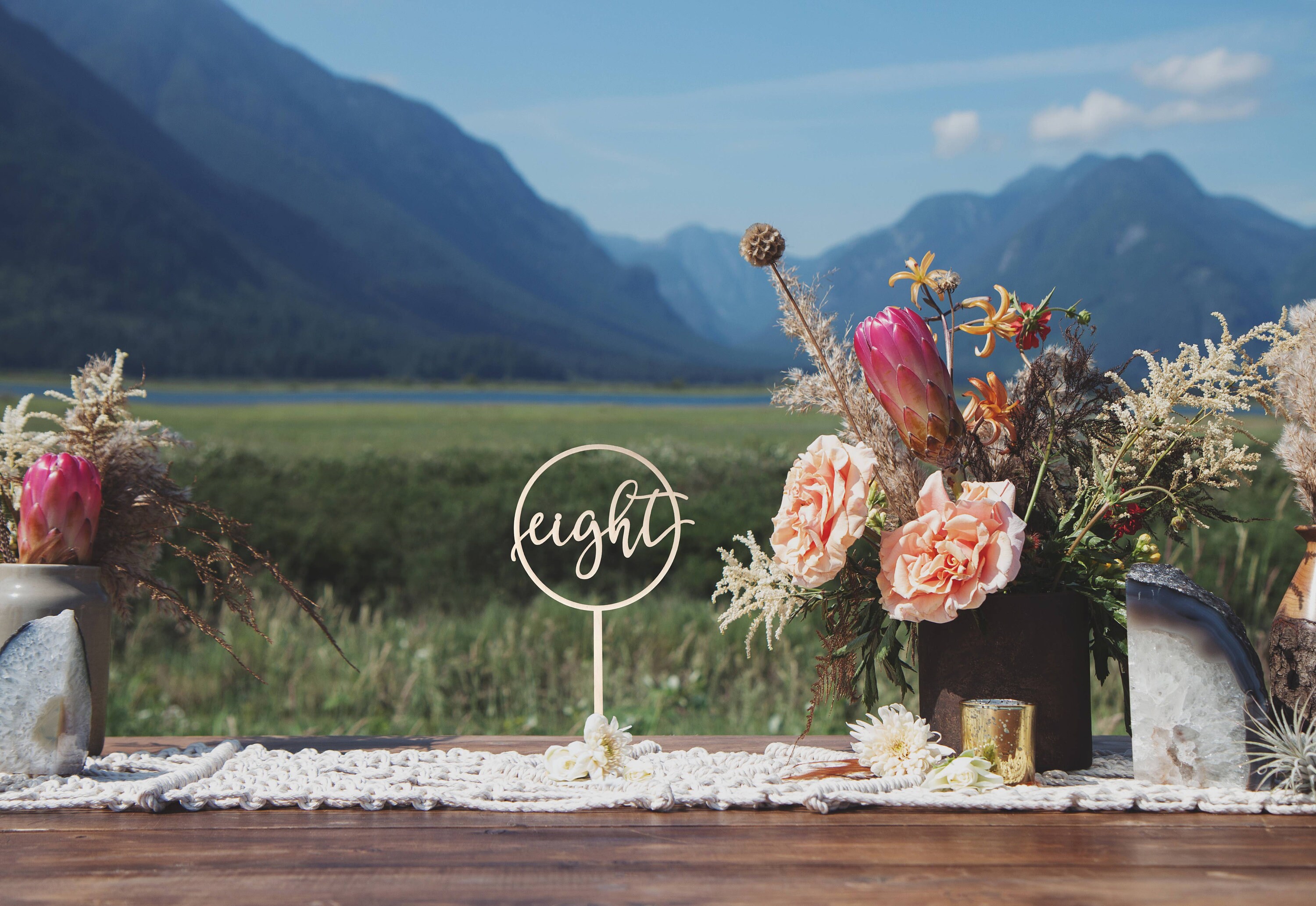 Rustic Table Numbers Wedding Centerpiece Wedding Table - Etsy