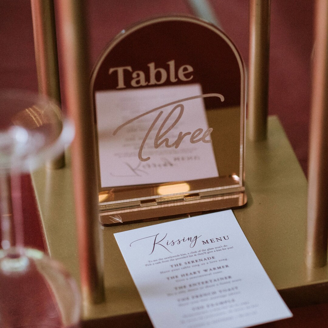 Arched Boho Table Numbers Acrylic Table Numbers Arch Table - Etsy Canada