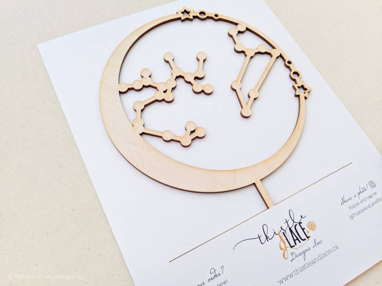 Constellation Wedding Cake Topper Celestial Wedding Cake | Etsy