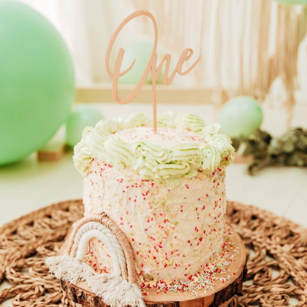 Custom Birthday Cake Topper Baby's First Birthday 1st - Etsy