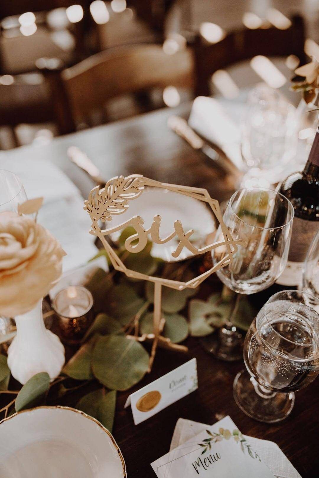 Rustic Table Numbers Wooden Table Numbers Rustic Wedding - Etsy