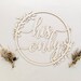 Her One His Only Chair Signs Wedding Chair Signs Wood Sign - Etsy