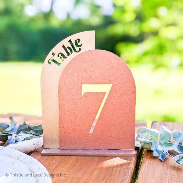 Rustic Table Numbers - Etsy