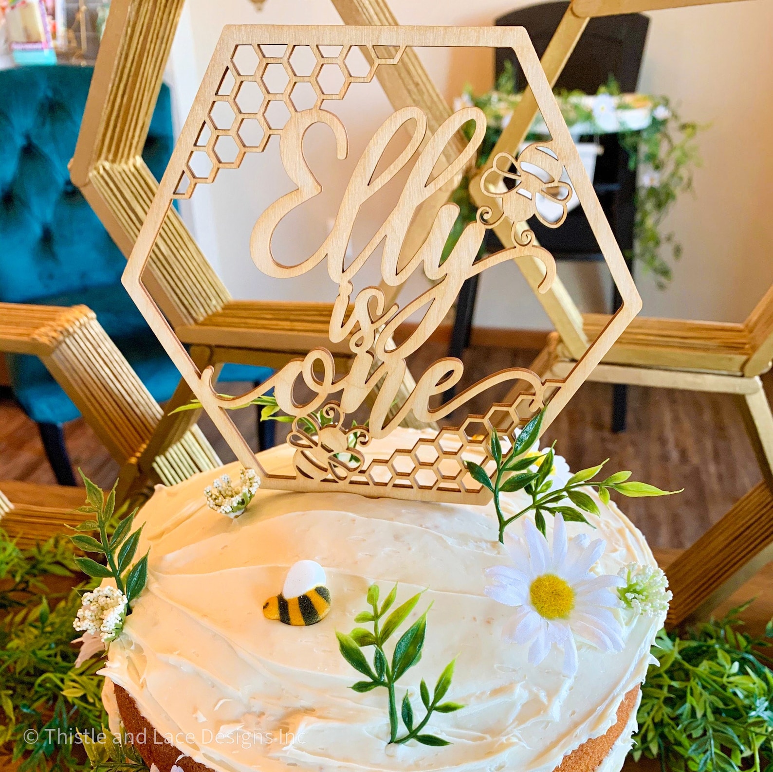 Bee Custom Cake Topper Bumble Bee Birthday Cake Topper Bee | Etsy