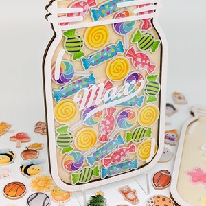 Candy Jar Reward Jar Tokens, Personalized Reward Jar, Lollipop, Reward ...