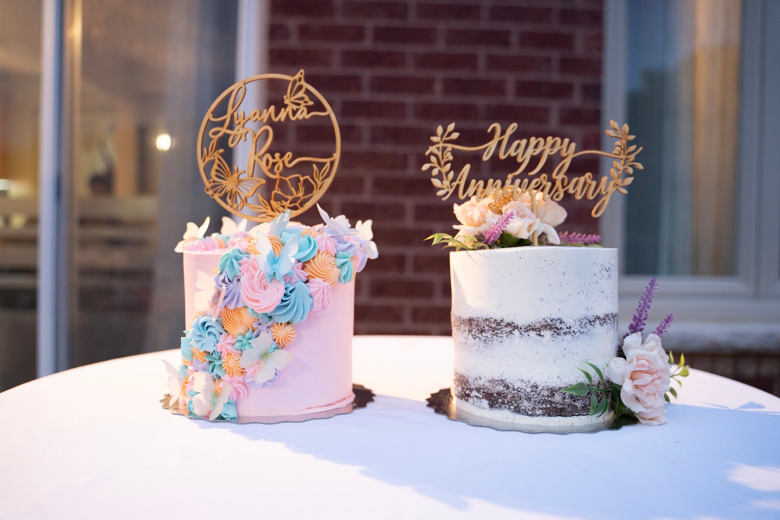 Happy Anniversary Cake Topper 50th Anniversary Cake Topper - Etsy