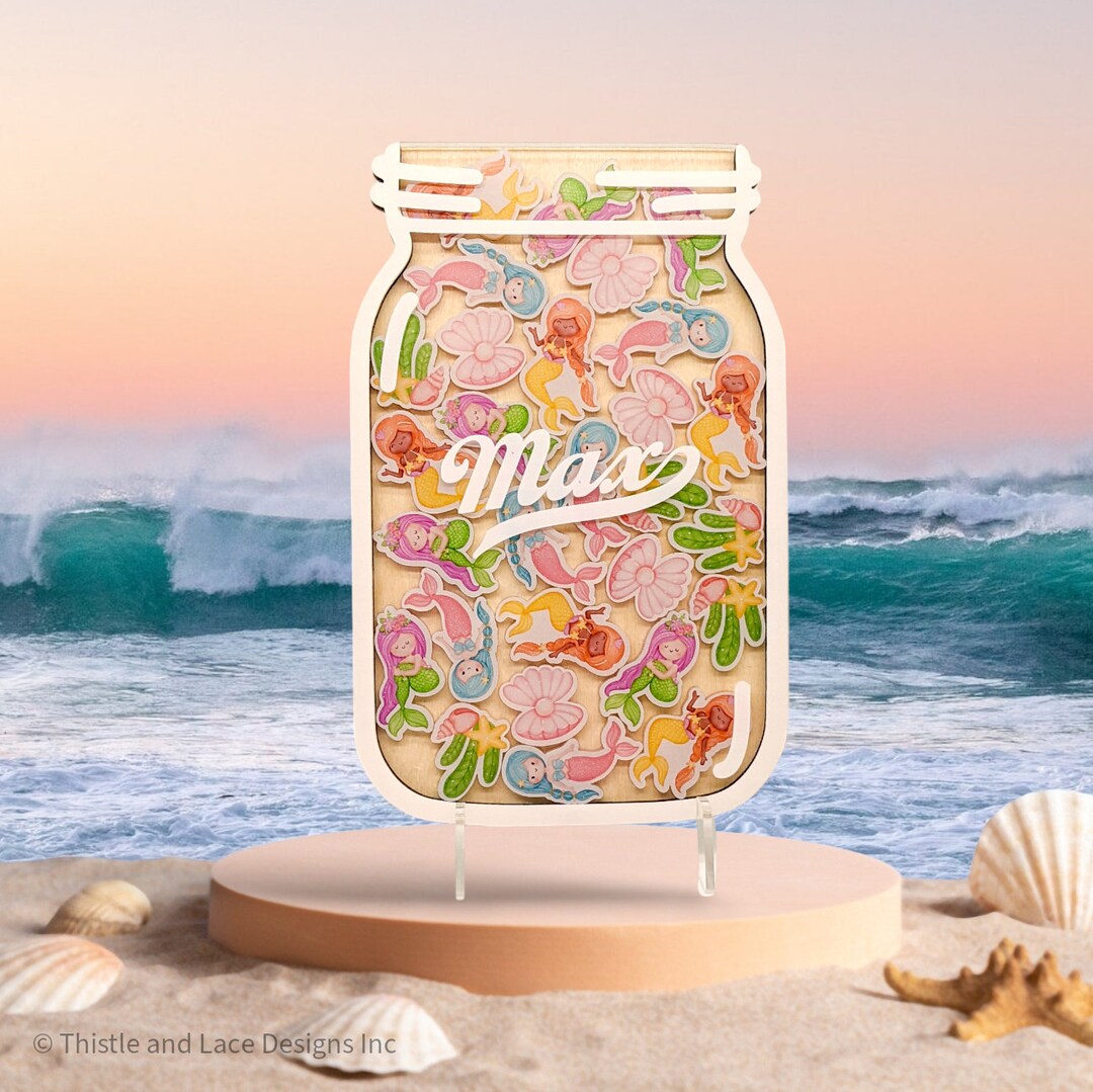 Mermaid Reward Jar Tokens Personalized Reward Jar Reward - Etsy