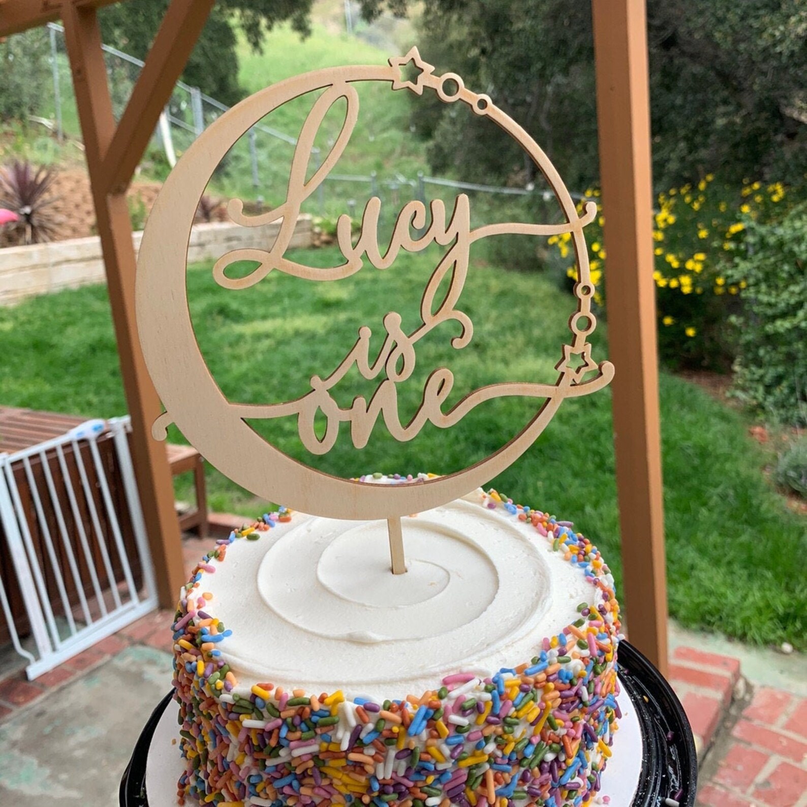 Celestial Birthday Cake Topper Custom First Birthday Cake - Etsy