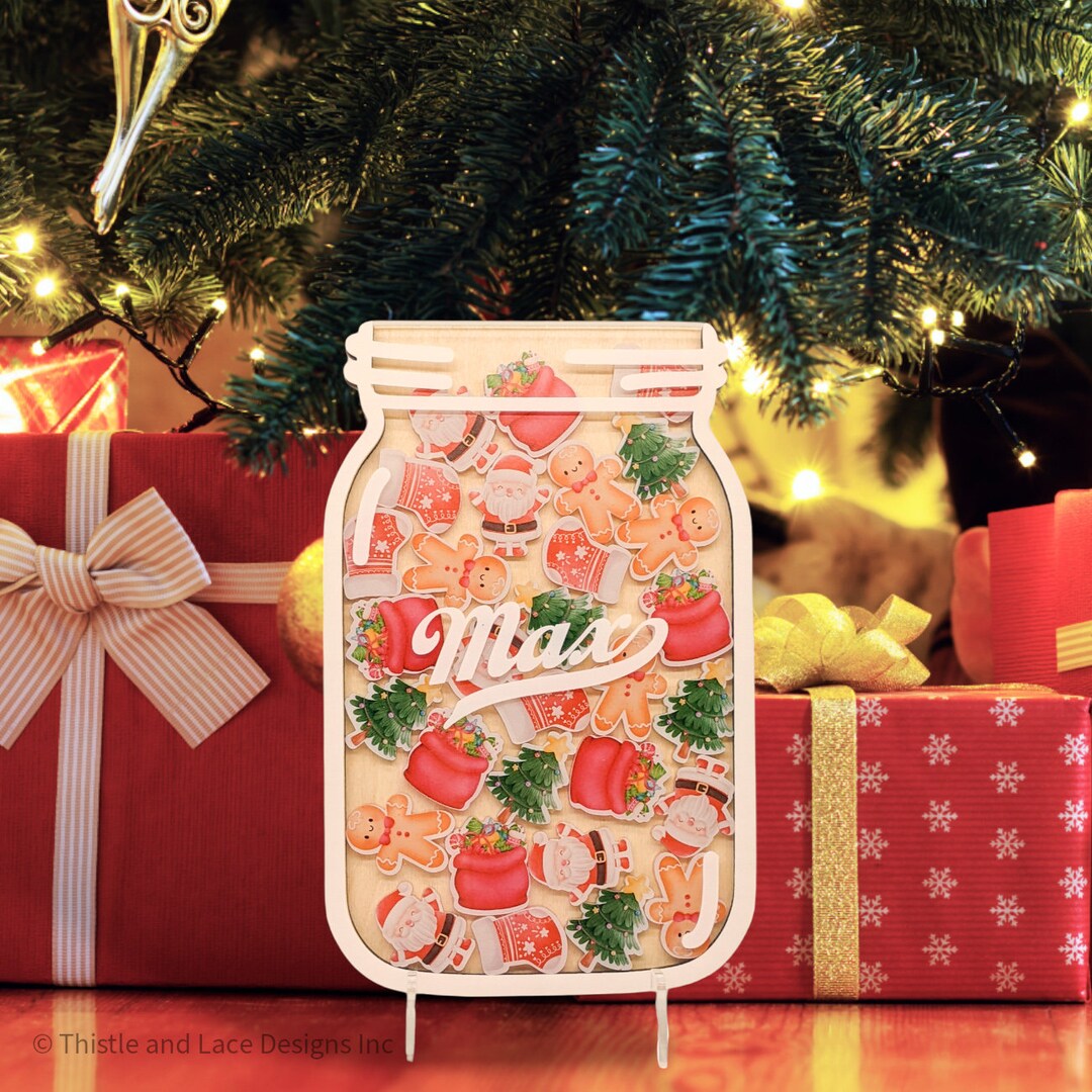Christmas Jar Reward Jar Tokens, Personalized Reward Jar Magnet, Reward ...