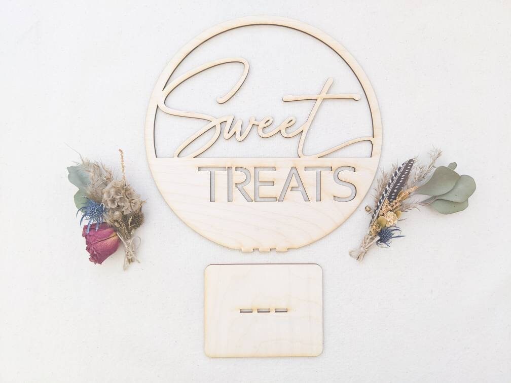 Sweet Treats Table Sign Dessert Table Sign Sweet Treats | Etsy