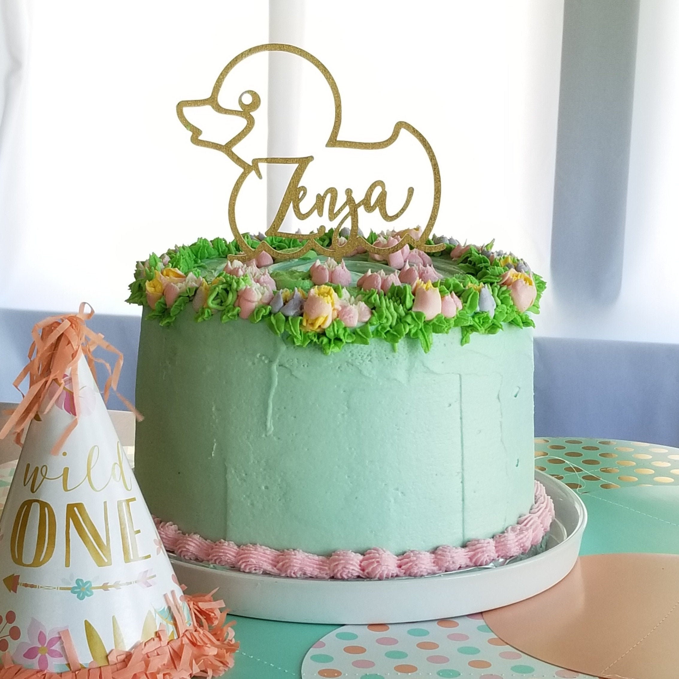 Duck Cake Topper Rubber Ducky Cake Topper Kid's Cake - Etsy Ireland