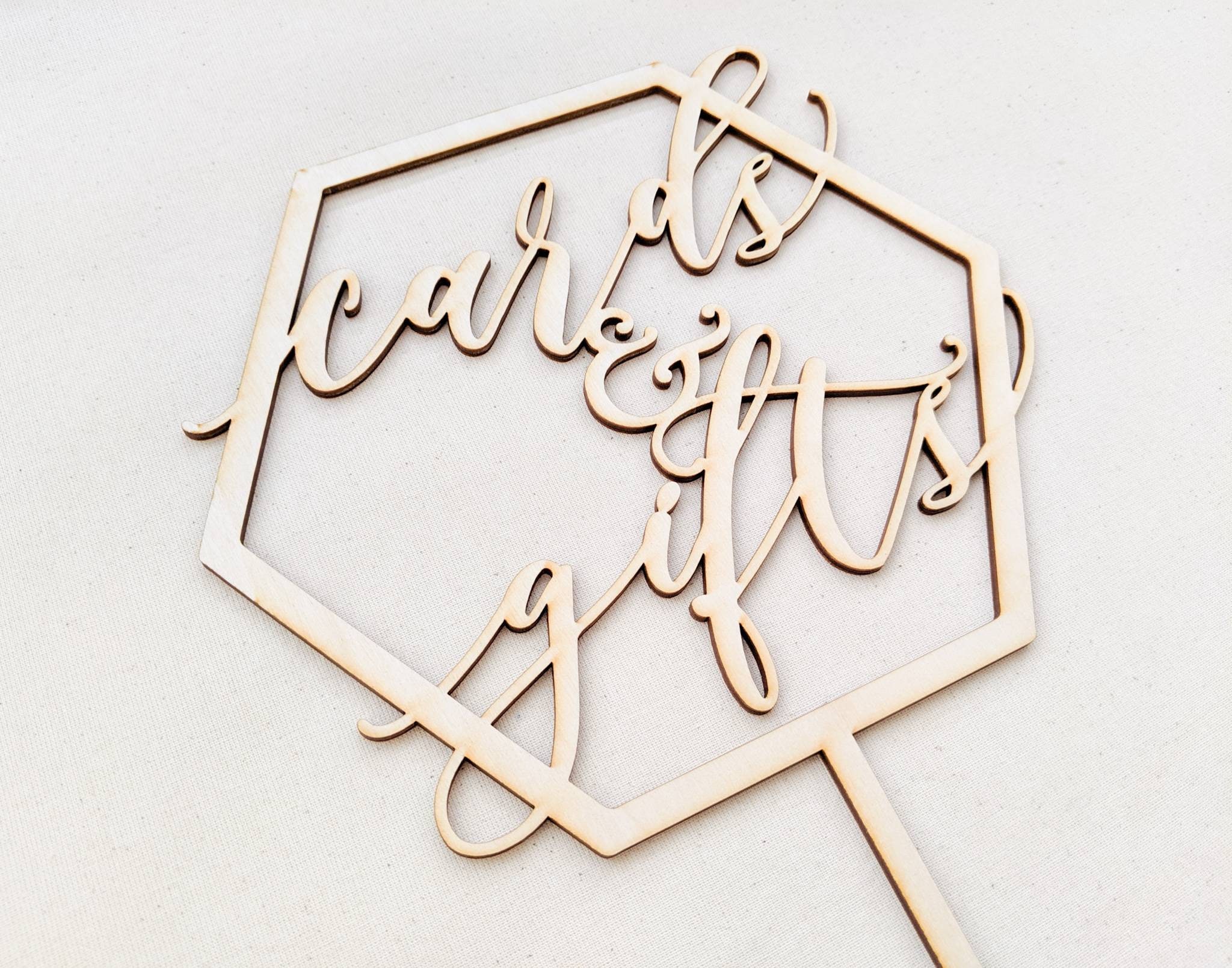 Cards and Gifts Wedding Sign Wedding Welcome Sign Wedding | Etsy