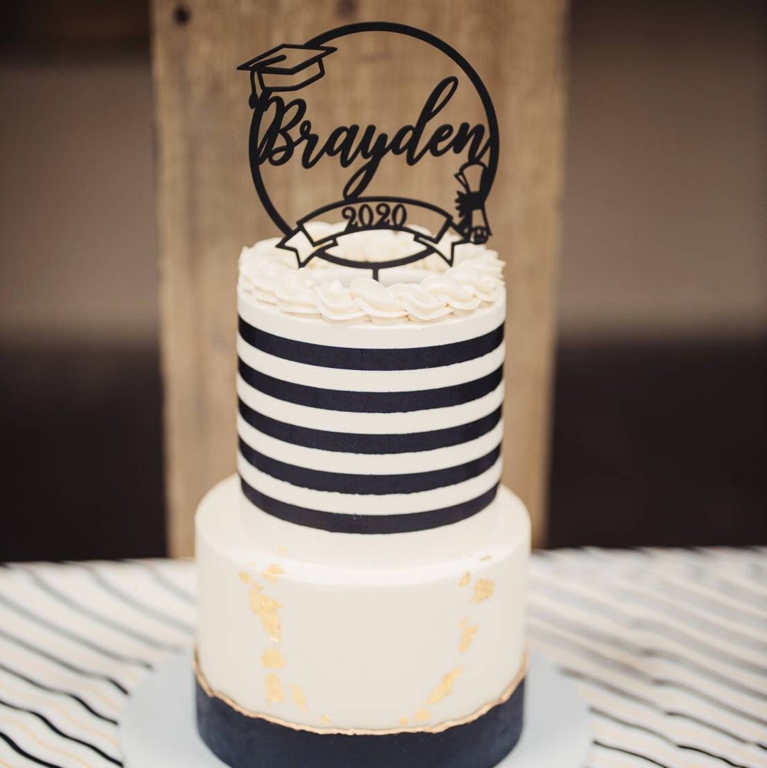 Congrats Cake Topper, Graduation Cake Topper, Graduation Cake ...