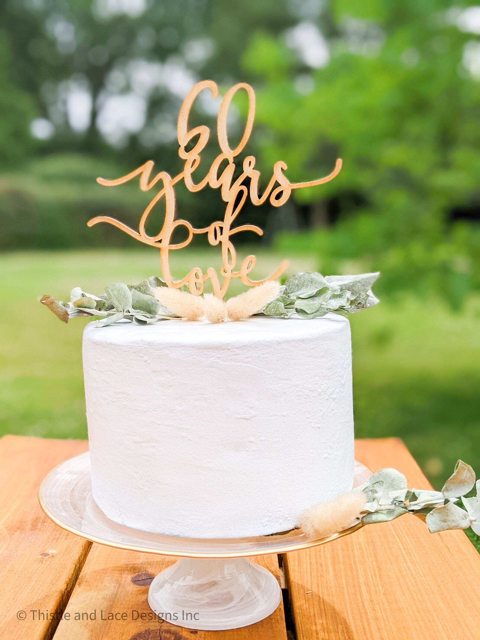 30th Anniversary Cake Topper 30 Years of Love 30th Wedding - Etsy