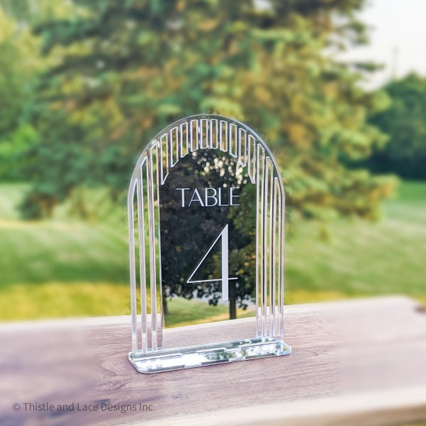 Mid Century Modern Table Numbers - Etsy