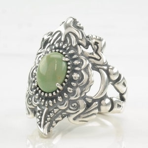 Vintage Carolyn Pollack Silver Ring Turquoise Turtle Sterling - Etsy