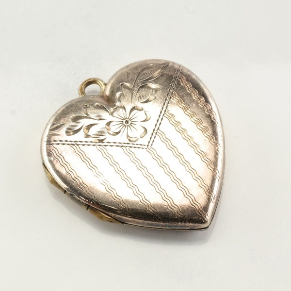 Vintage Heart Locket - Etsy
