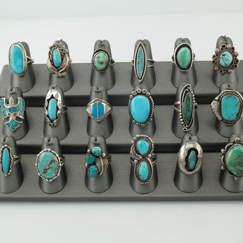 Turquoise Ring Vintage - Etsy