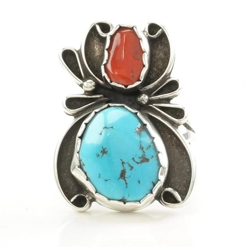 Turquoise Spider - Etsy